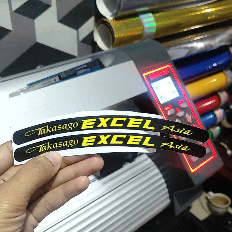Excel rim Stickers velek Stickers (Read Description) excel asia ...