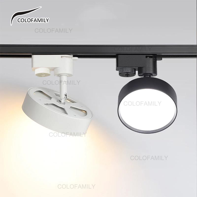 LED Track Light 9W 12W 18W COB Spotlight Track Rail Lighting Ceiling ...