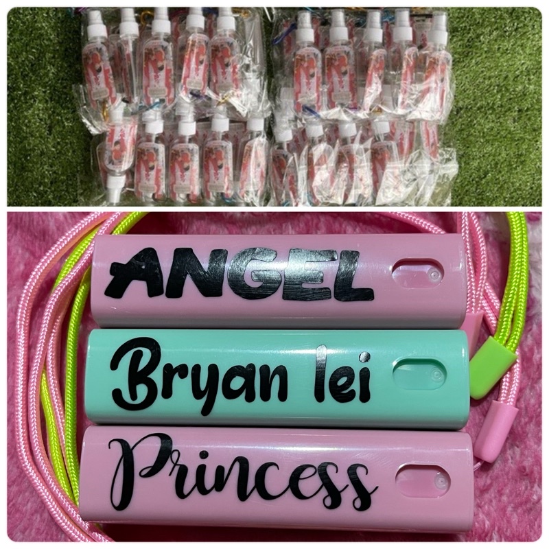 Personalized/Customized Alcohol Spray Bottle 60ml/10ml | Shopee Philippines
