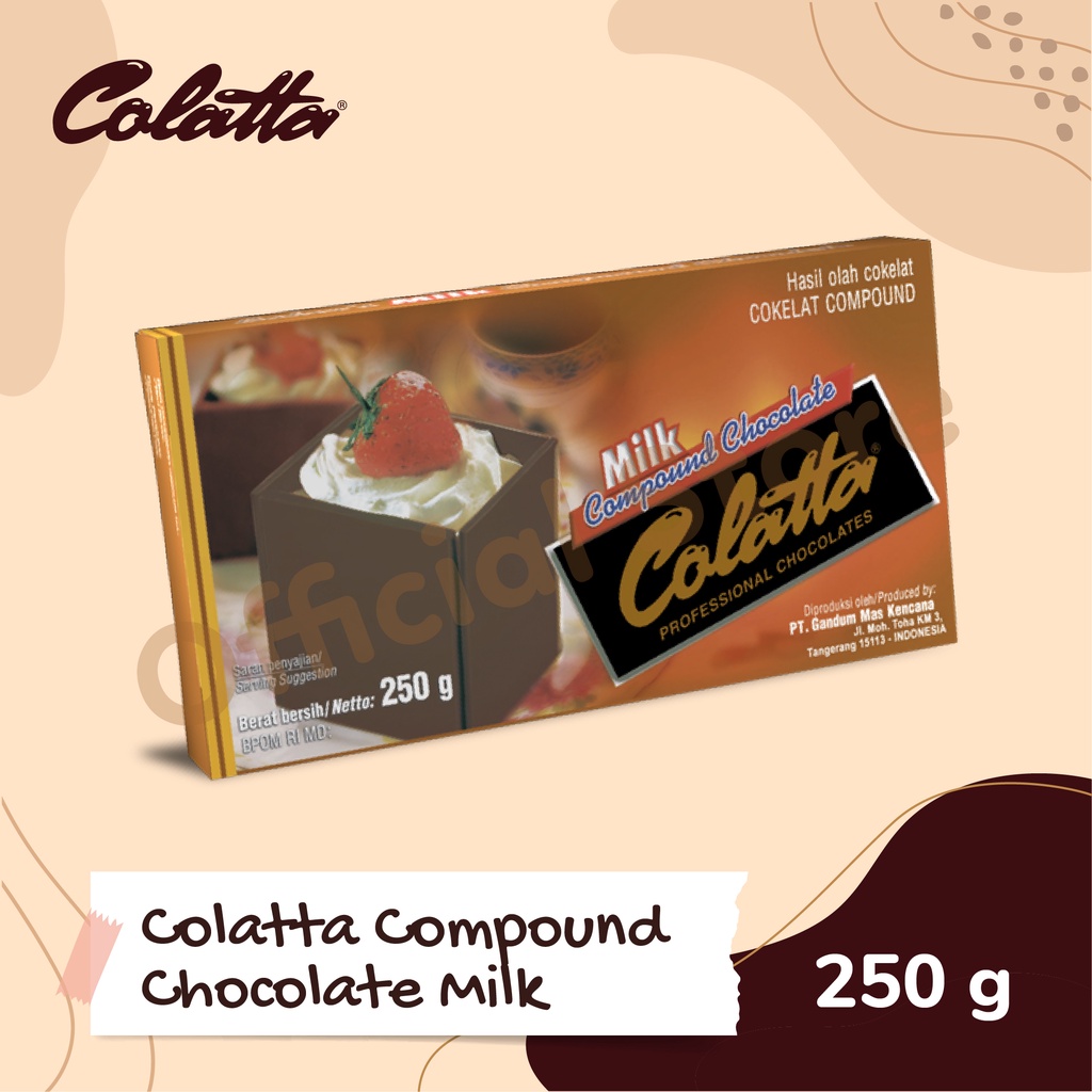 Colatta Compound Chocolate Milk - Chocolate Bar 250g | Shopee Philippines