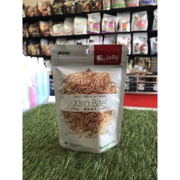 Jolly JP252 Dried Meal Worms. Dry Caterpillar Hamster snack | Shopee Philippines