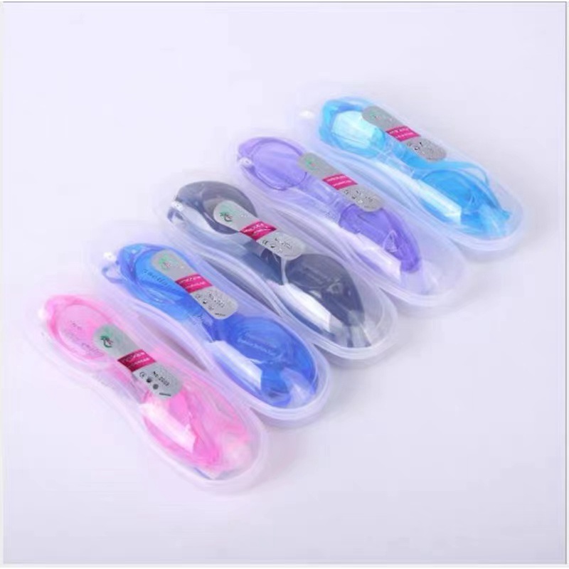 BGC Goggles Swimming Adjustable and Transparent Rubber Strap Goggles ...