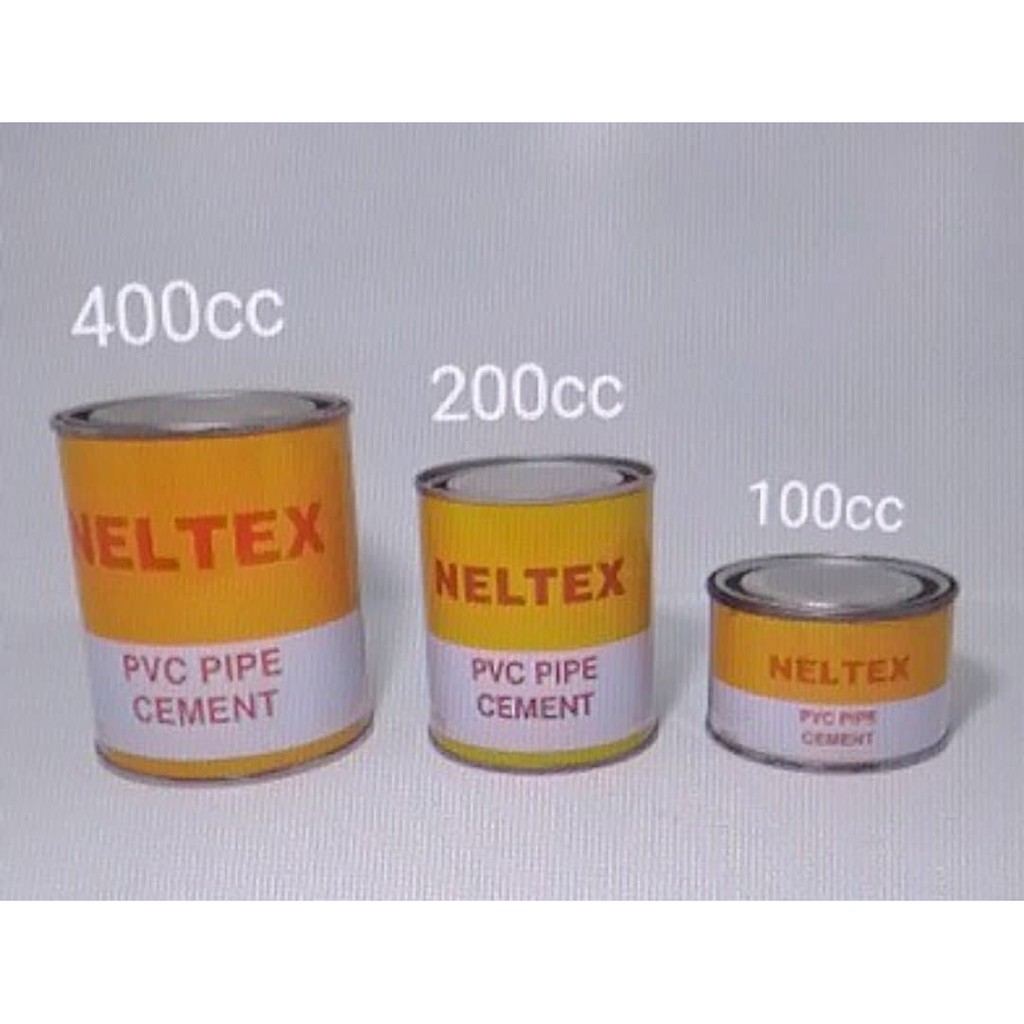 Neltex PVC Pipe Cement (100cc,200cc,400cc) | Shopee Philippines