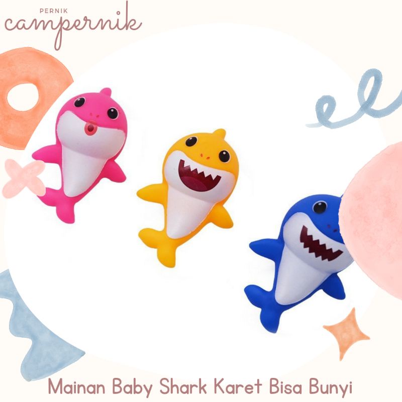 Baby Shark Rubber Kids Toys Can Sound | Shopee Philippines