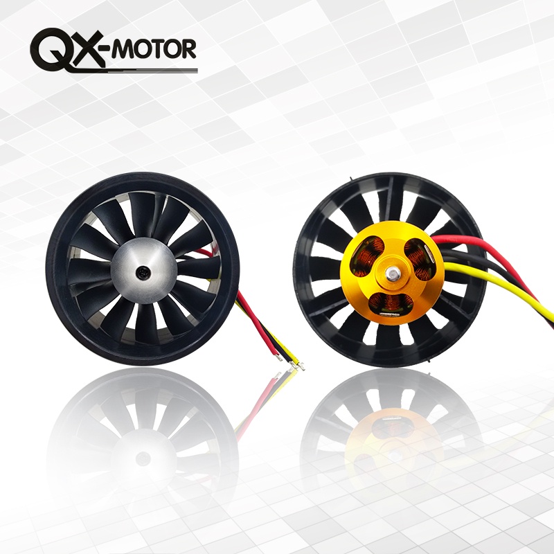 QX-motor DIY Drone 64mm EDF Set 3800KV 3500KV 2200KV Brushless Motor ...