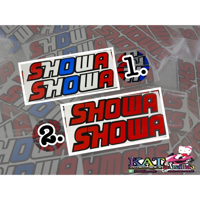 Reflective Shock SHOWA Sticker (Size 8*4cm) | Shopee Philippines
