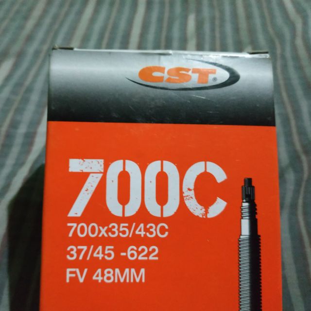 Gravel bike tube CST 700c x 35/43c tube, presta / french valve for ...