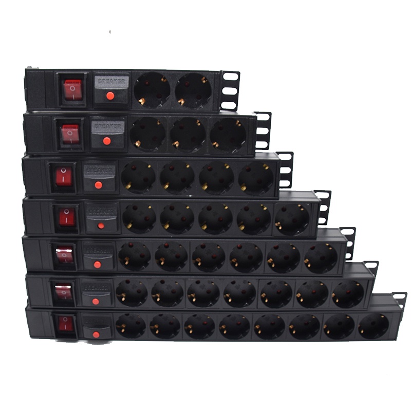 Power distribution unit PDU cabinet power socket, 2-8 overload aluminum ...