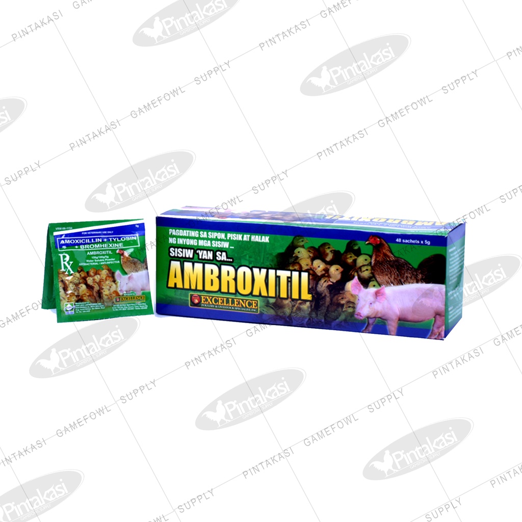 5 sachet Excellence Ambroxitil 5g Antibacterial / Anti-infective for ...