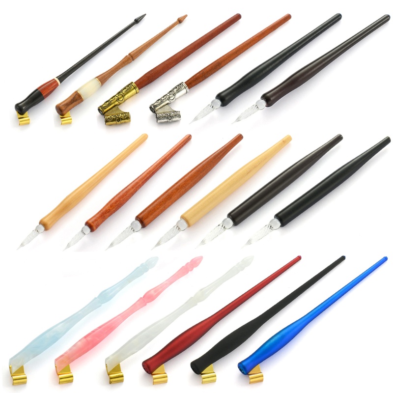 Handmade Glass Dip Pen High Borosilicate Glass Elegant Crystal Glass ...