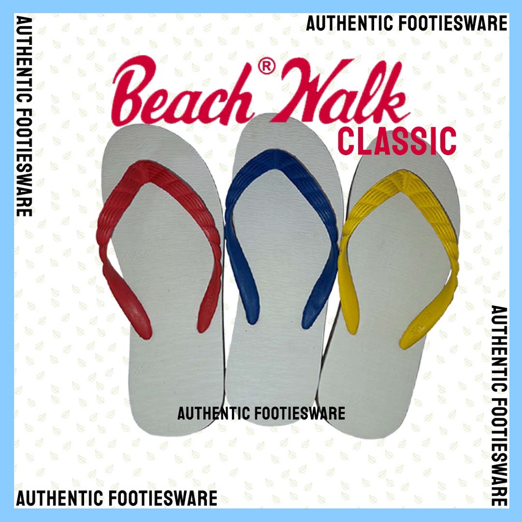 BEACHWALK Original CLASSIC COLOR Rubber Slippers for Men and Women ...