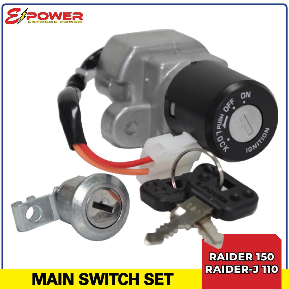 Suzuki Raider 150, Raider-J 110 E-Power Ignition Switch / Main Switch ...