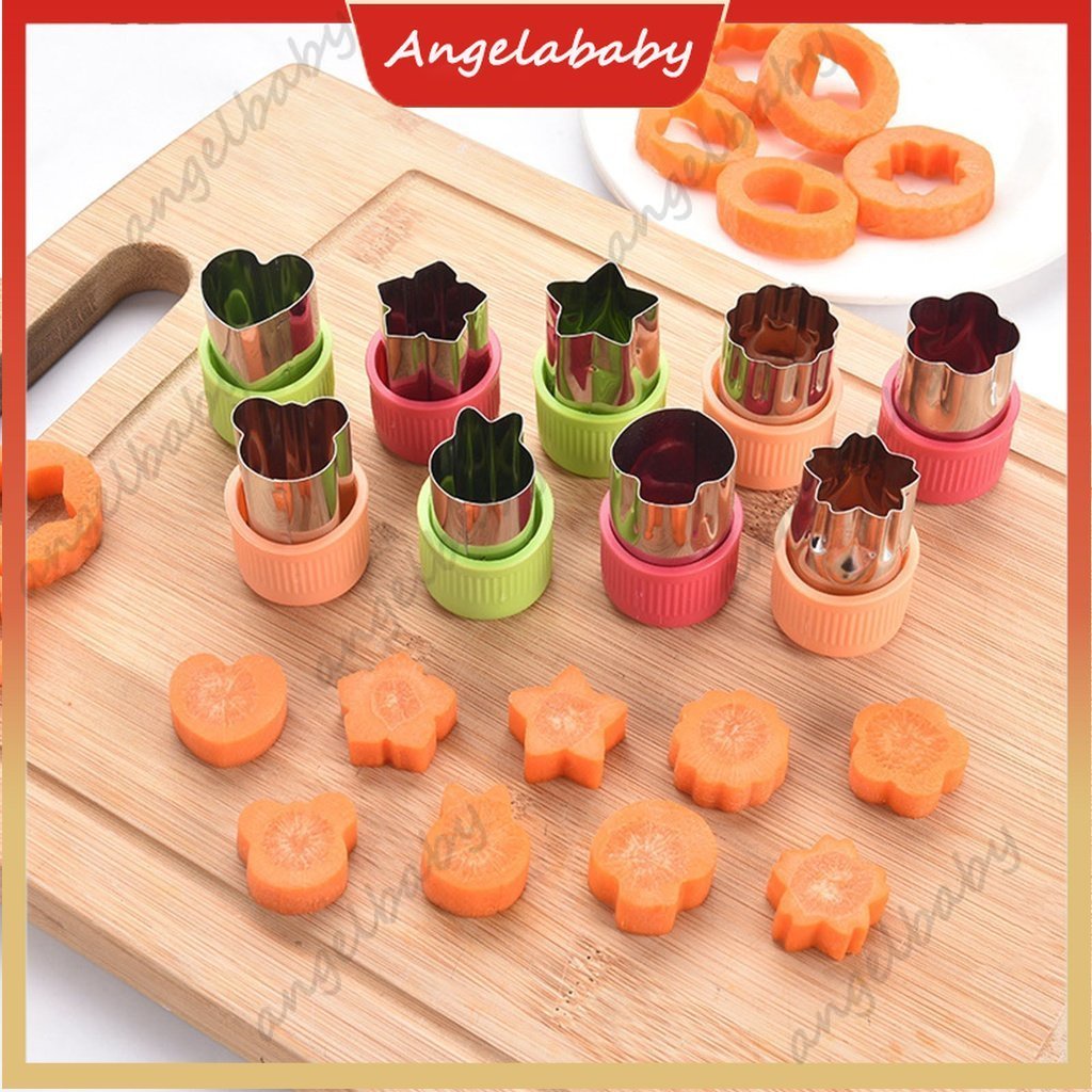 3 Piece Stainless Steel Cookie Cutter Sandwich Fruit Cutter Shape ...