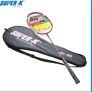 Super K Aluminum Carbon Badminton Racket Set sk9115 | Shopee Philippines
