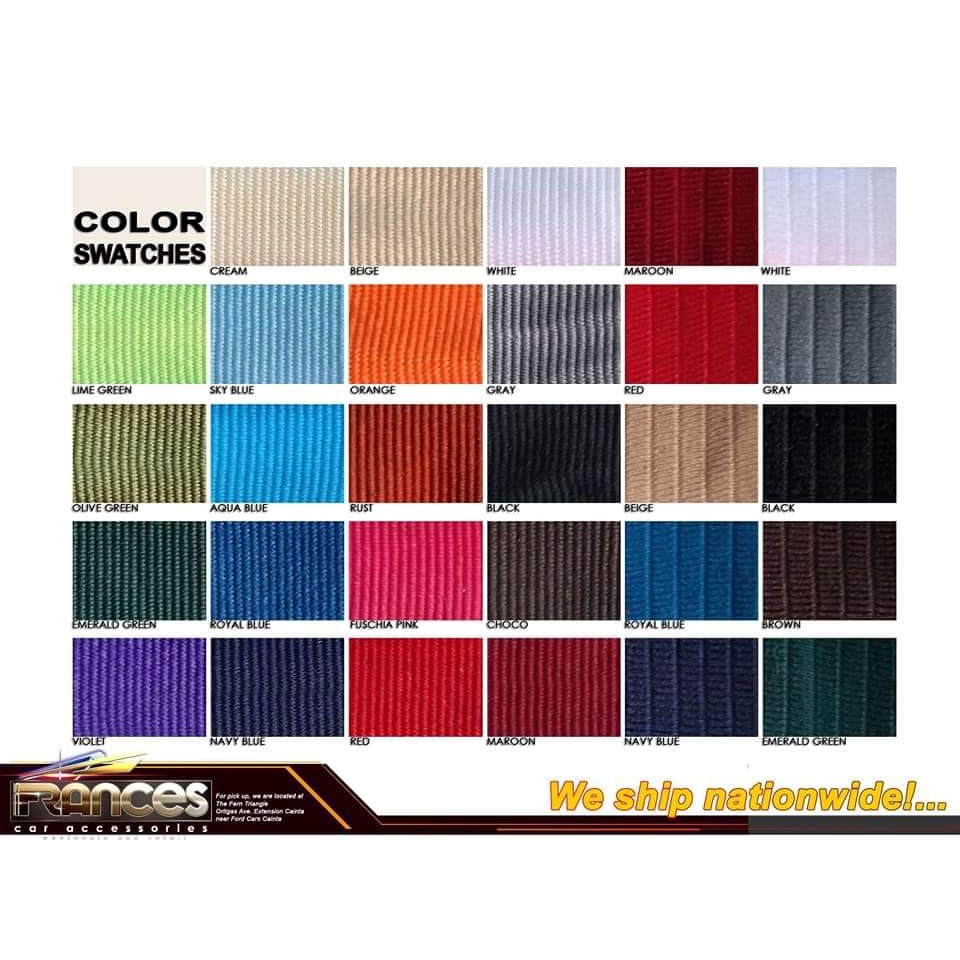 TOYOTA ALTIS 2002-2007 CURDUROY FABRIC SEATCOVER 1ST-2ND ROW COMPLETE ...