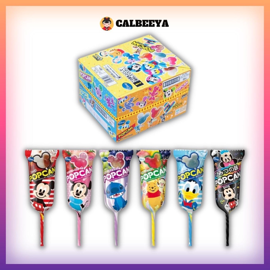 Glico Disney Popcan Candy Lolipop Japan Disney Version Lollipop 3553 ...