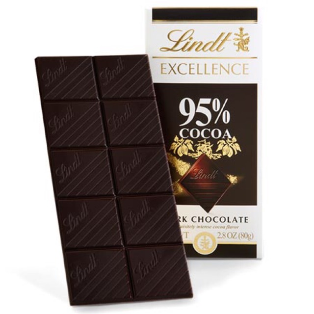 Lindt chocolate 95% pure dark cocoa | Shopee Philippines
