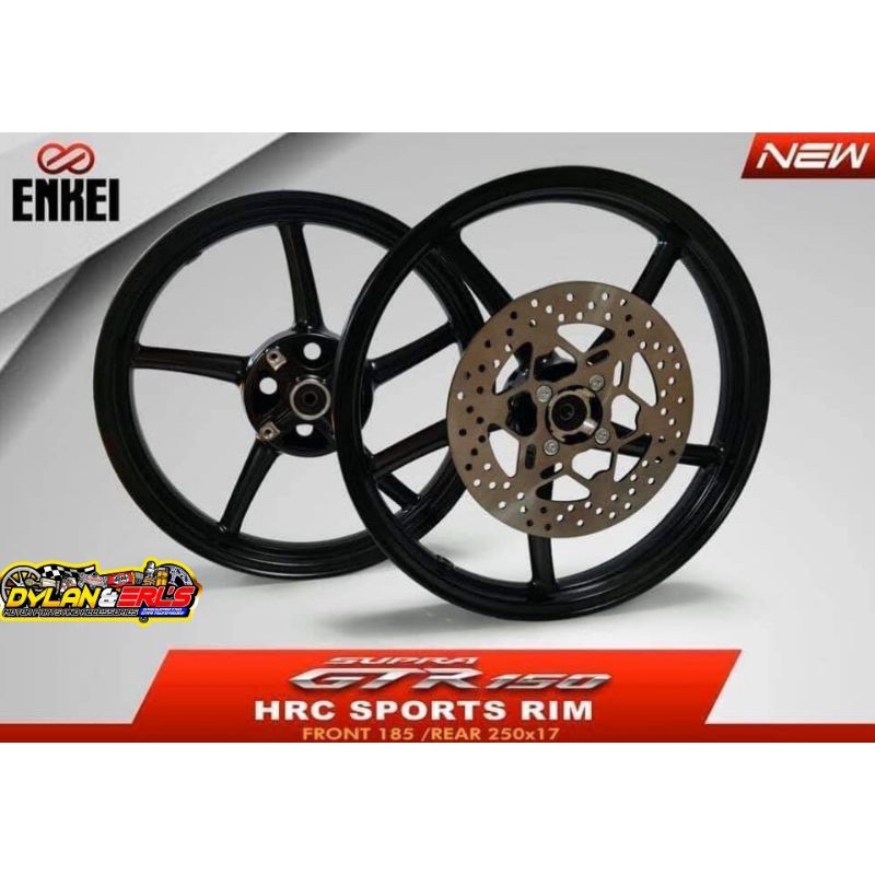 ENKIE MAGS 5 SPOKES FOR SUPRA GTR 150 | Shopee Philippines