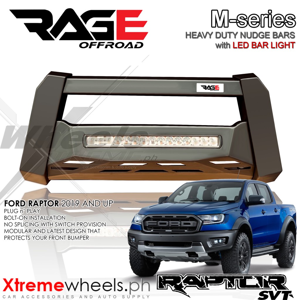 Ford Raptor 2019-2022 RAGE M series NUDGE BAR / Bull Bar /front bumper ...