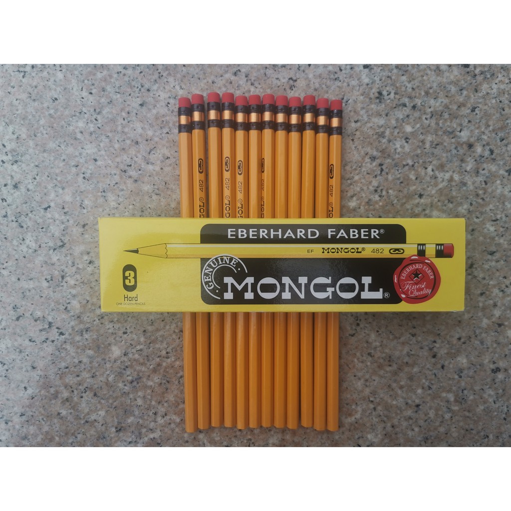 [MONGOL] Pencil 12pcs [NO: 1,2,3,XL] | Shopee Philippines
