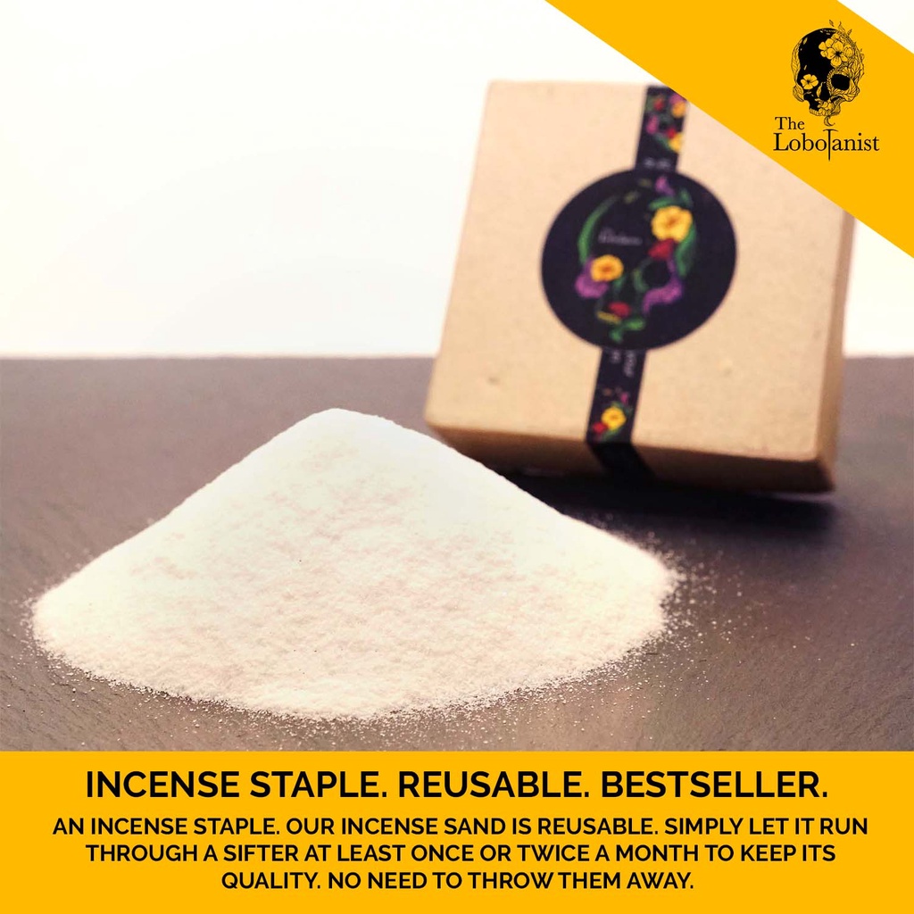 Incense Sand (White) Reusable & Finest Quality Incense Sand | Shopee ...