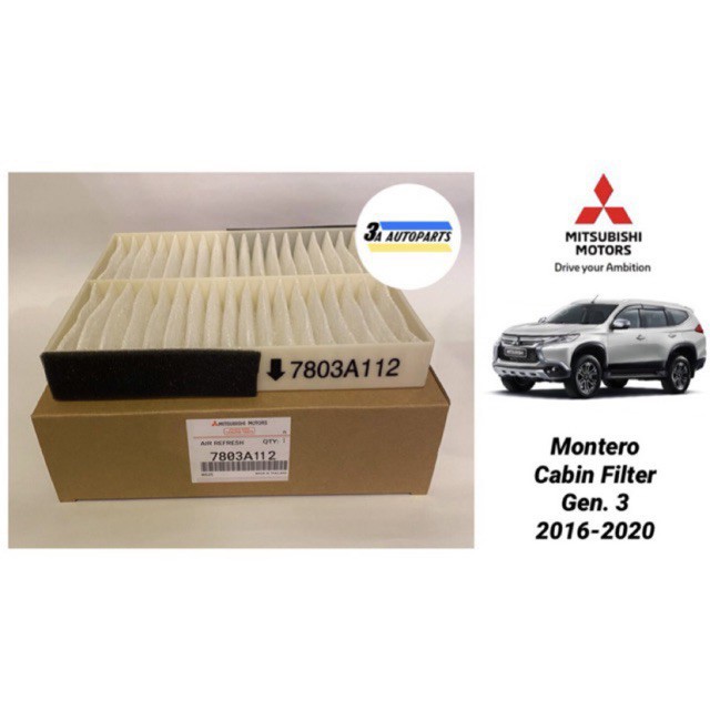 Mitsubishi Montero Cabin Filter 2016-2022 Gen 3 | Shopee Philippines