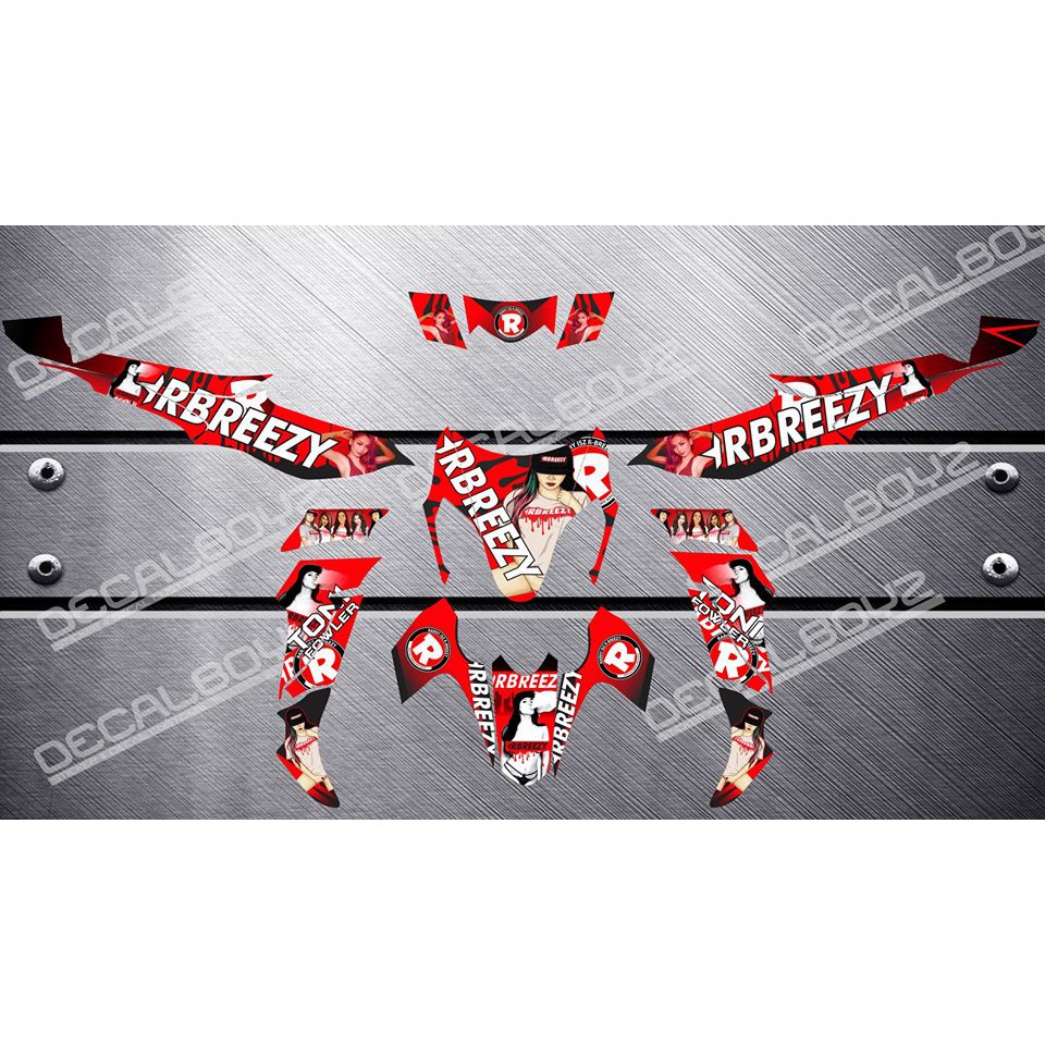 Decals, Sticker, Motorcycle Decals for Suzuki Smash 115, 007,RBreezy ...