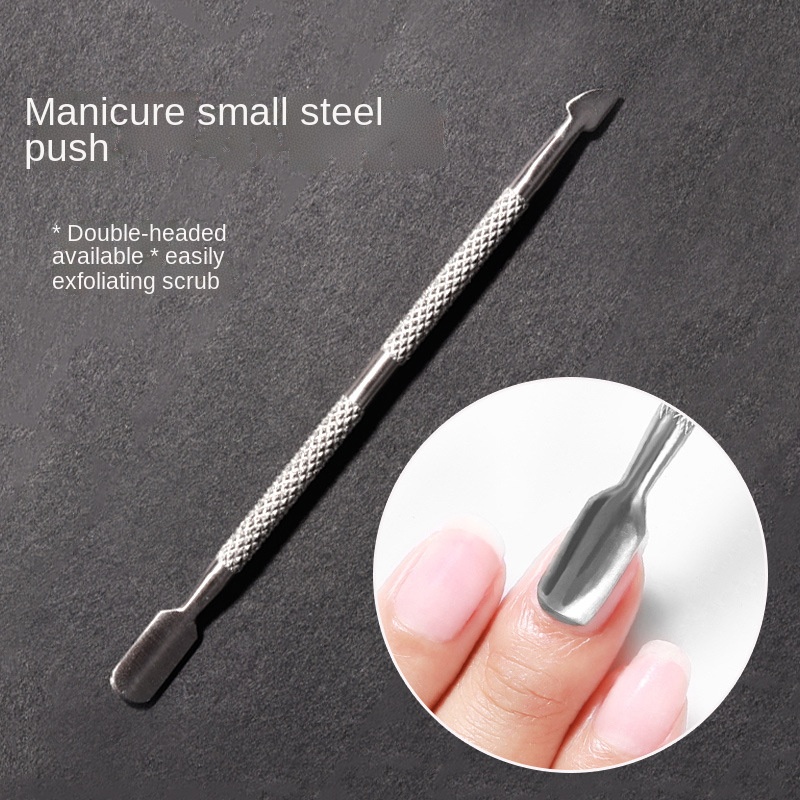 Manicure steel pusher, dead skin pusher, stainless steel double-headed ...