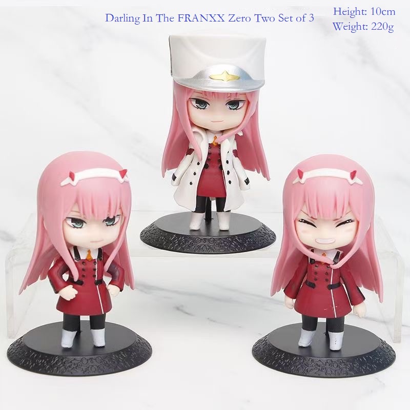 Darling In The FRANXX Zero Two 02 Set of 3 Qposket Version Anime ...