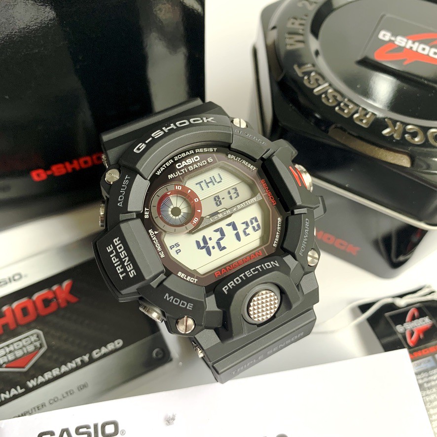 Casio G-Shock Rangeman GW9400-1 Black Resin Watch For Men | Shopee ...