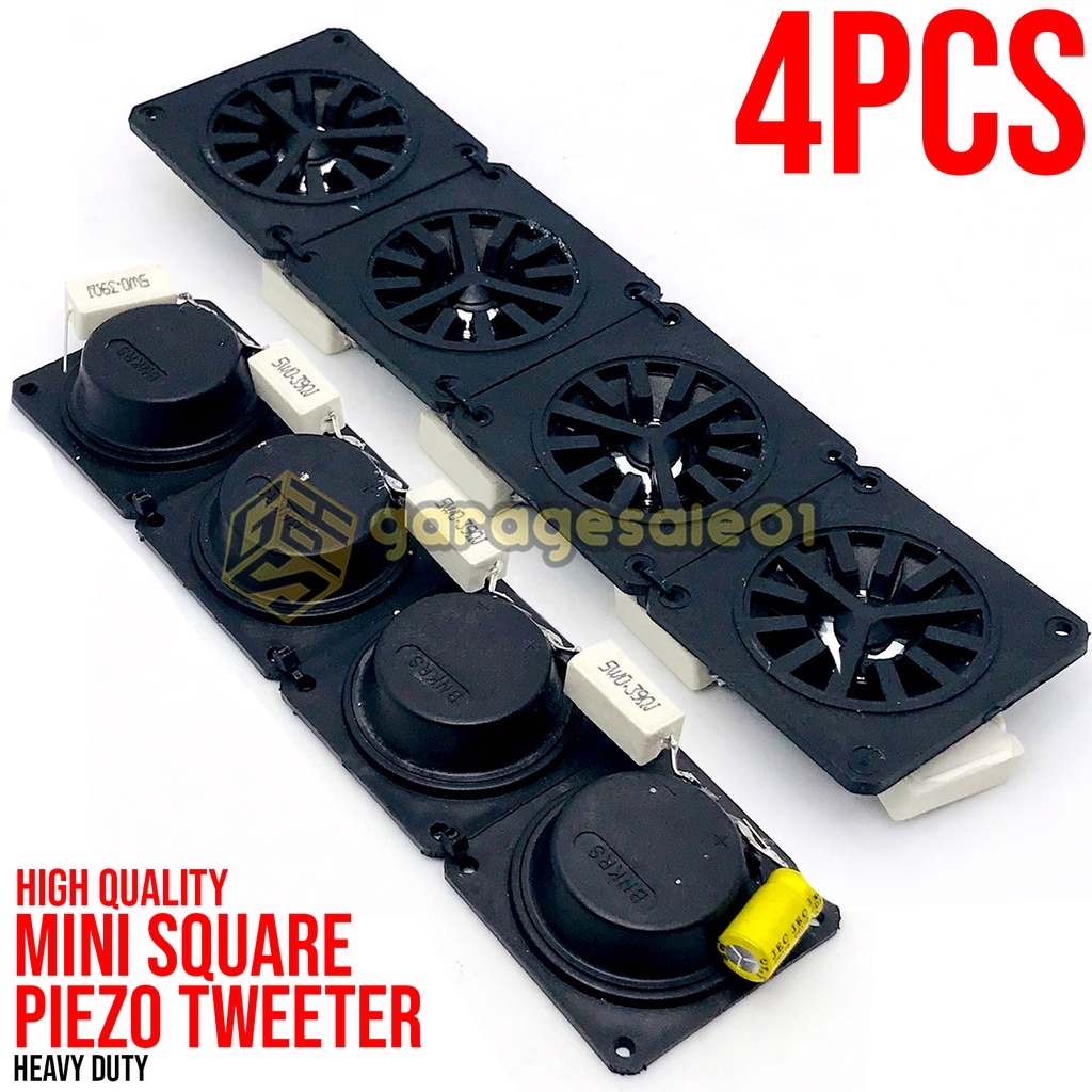 High Quality 4PCS Mini Square Piezo Tweeter Heavy Duty | Shopee Philippines