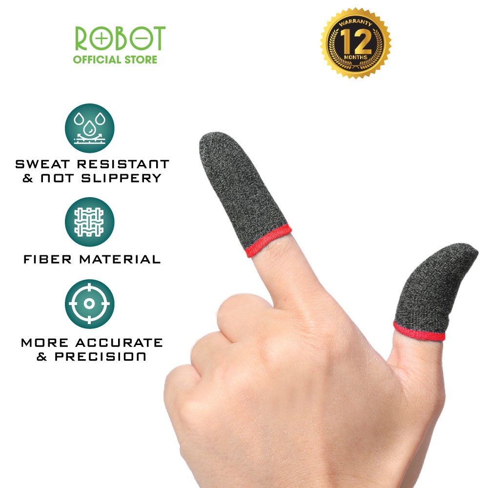 Robot GFS01 1Pair Game Finger Anti-Sweat Gloves Mobile Finger Sleeve ... Robot GFS01 1Pair Game Finger Anti-Sweat Gloves Mobile Finger Sleeve ...