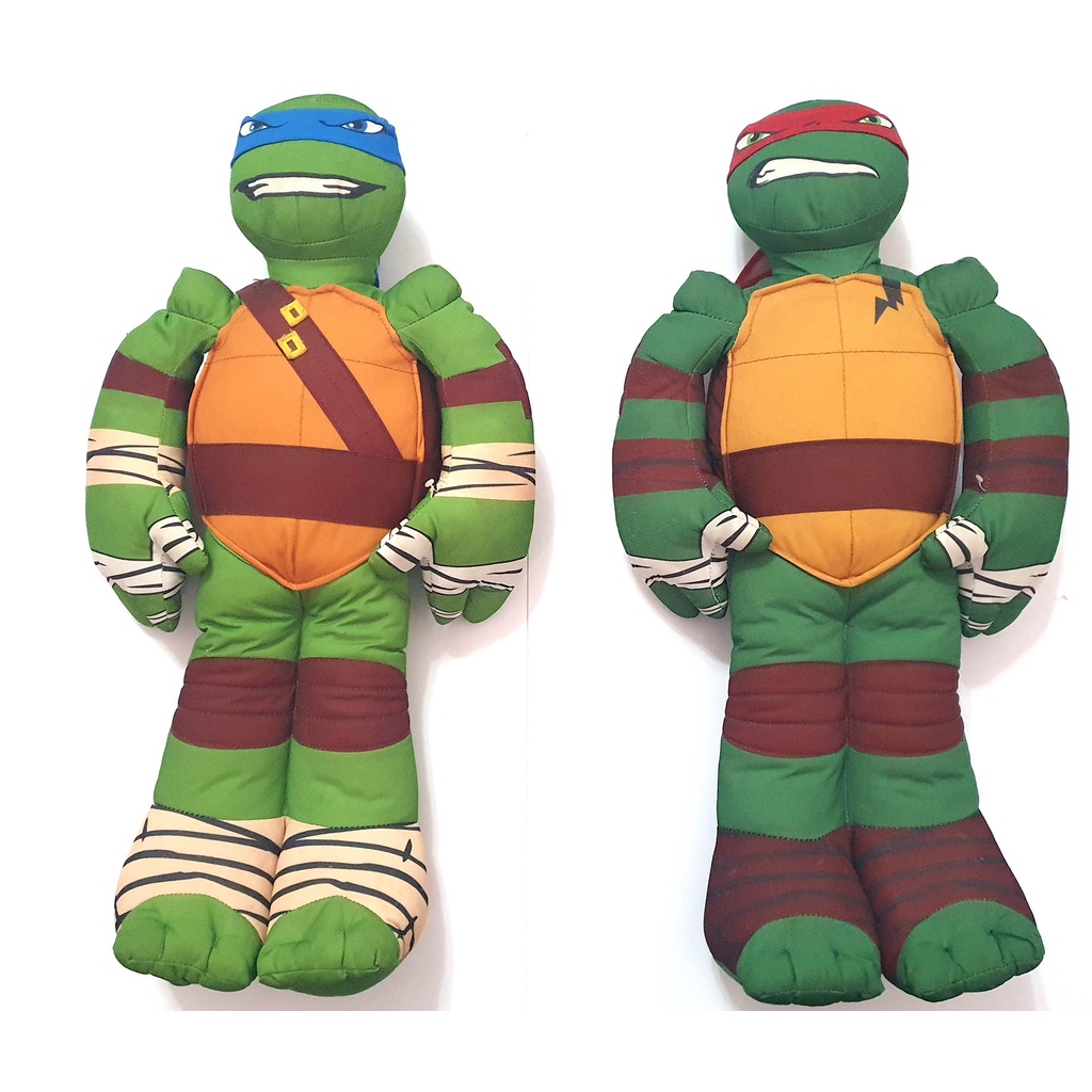 Nickelodeon Teenage Mutant Ninja Turtles Leonardo and Raphael 28-inch ...