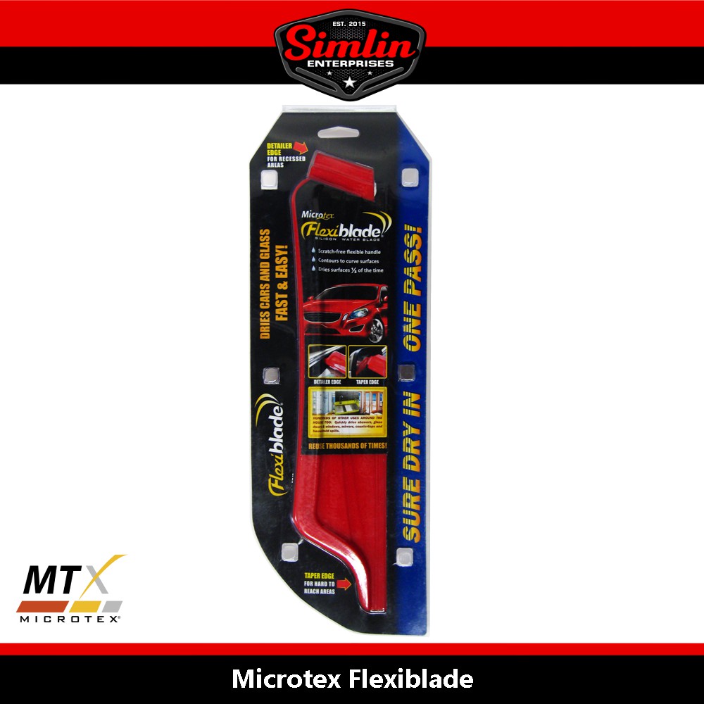 MTX Flexiblade Water Blade for Glass Drying Squeegee | Shopee Philippines
