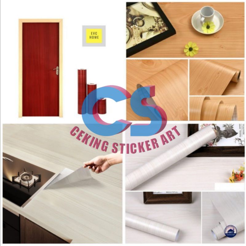 KAYU 3d textured premium wood grain stickers for wall furniture ...