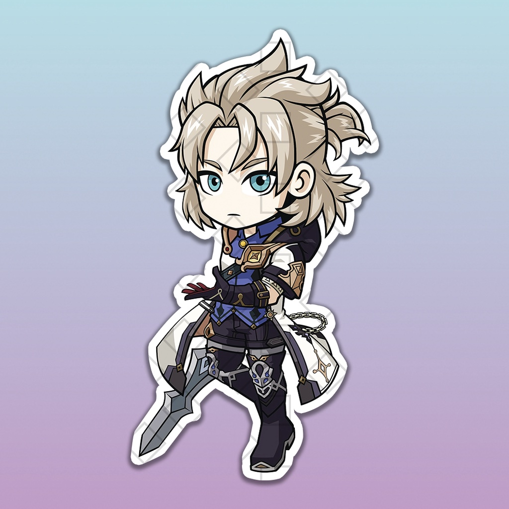 Albedo Chibi Genshin Impact Vinyl Sticker | Shopee Philippines