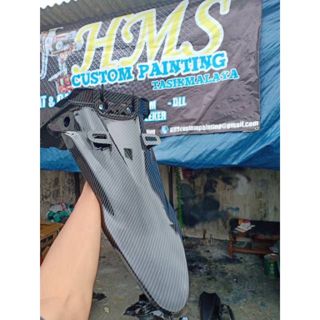Mio J ful carbon motof Kevlar rear fender | Shopee Philippines