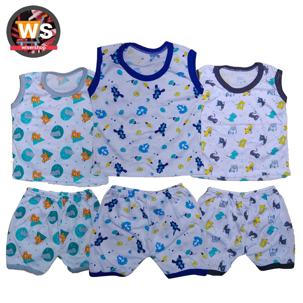 B3H SANDO SHORT COTTON TERNO FOR BABY BOY 0- 9 MONTHS | Shopee Philippines