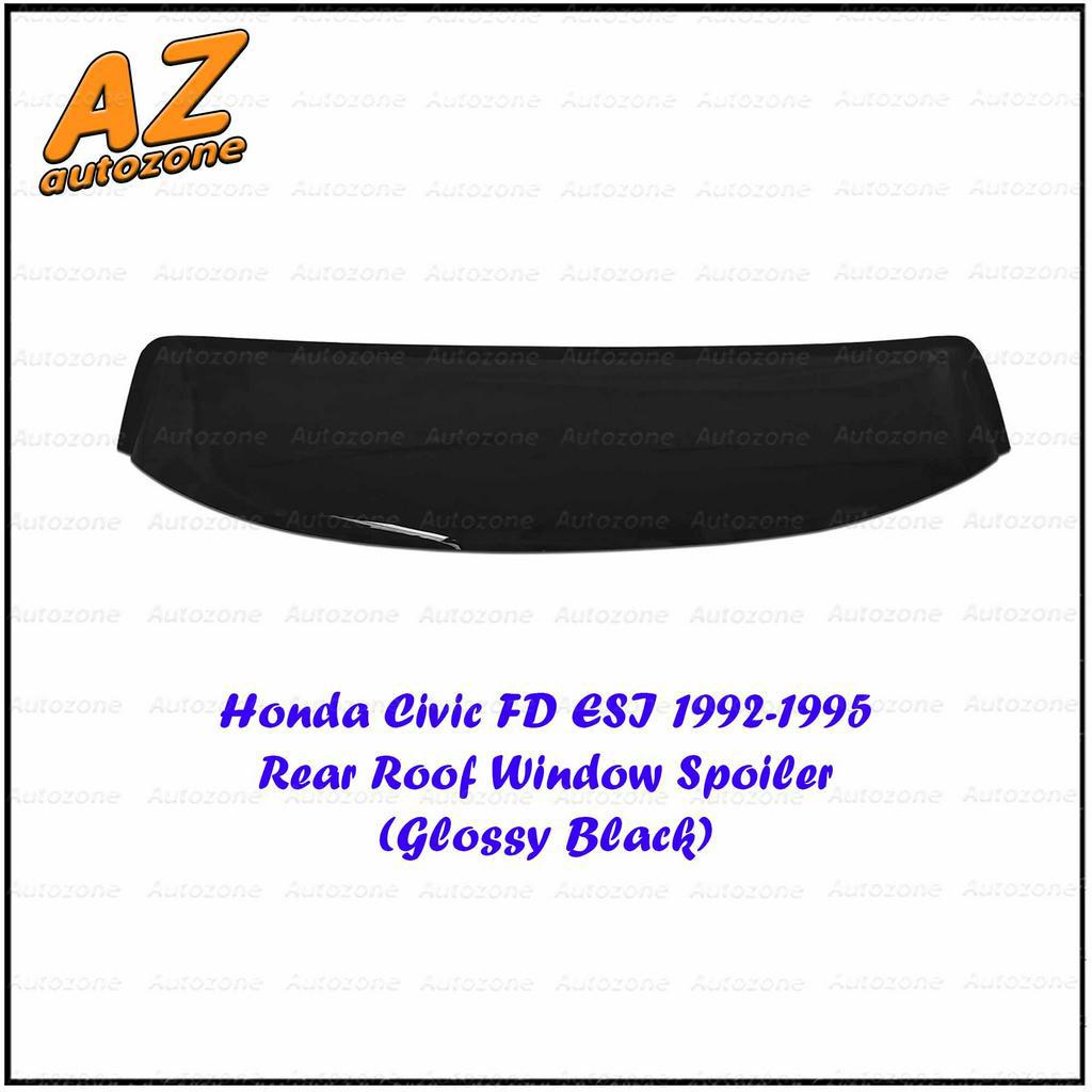 Honda Civic FD ESI 1992-1995 Rear Roof Window Spoiler (Glossy Black ...