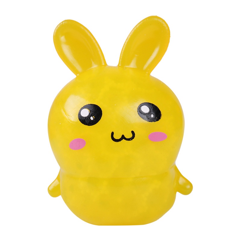 Bunny Stress Ball Squeeze Pinch Vent Ball Decompression Color Bead ...