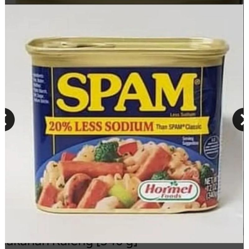 Spam Less Sodium 340gr | Shopee Philippines