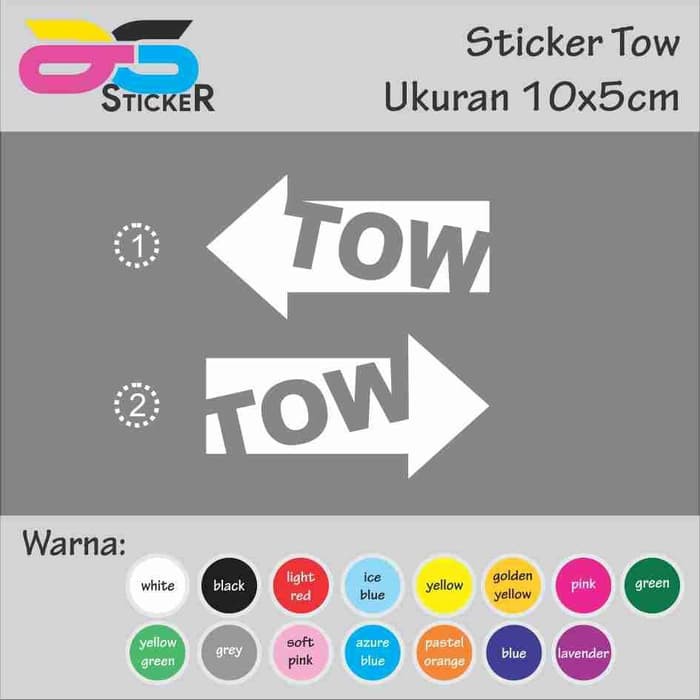 Cutting Sticker - JDM Tow Sticker 10x5cm | Shopee Philippines