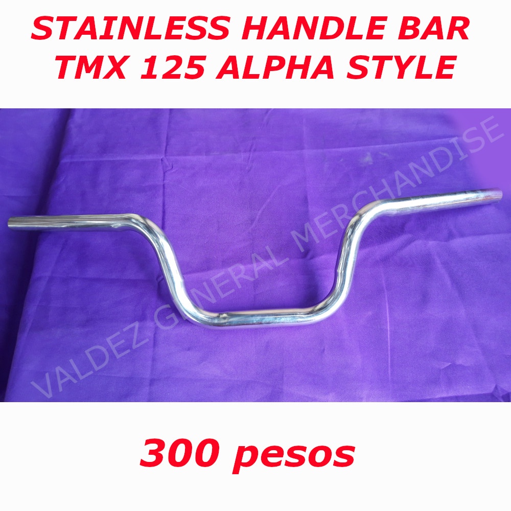 TMX 125 ALPHA Stock Style Handle Bar Stainless ,Universal Handle Bar 7/ ...