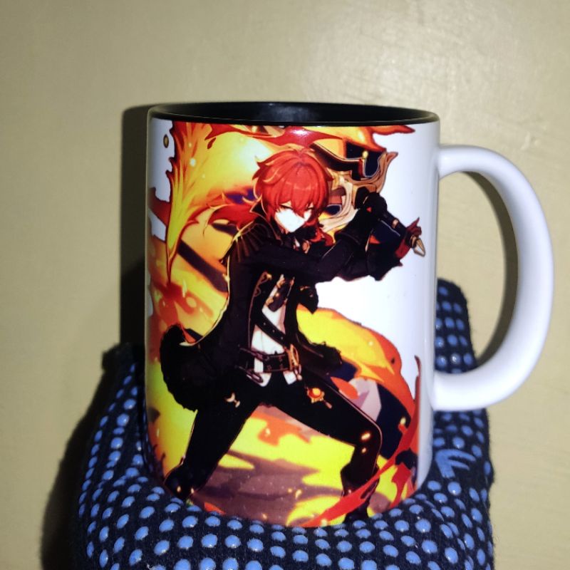 Genshin Impact Diluc mug | Shopee Philippines