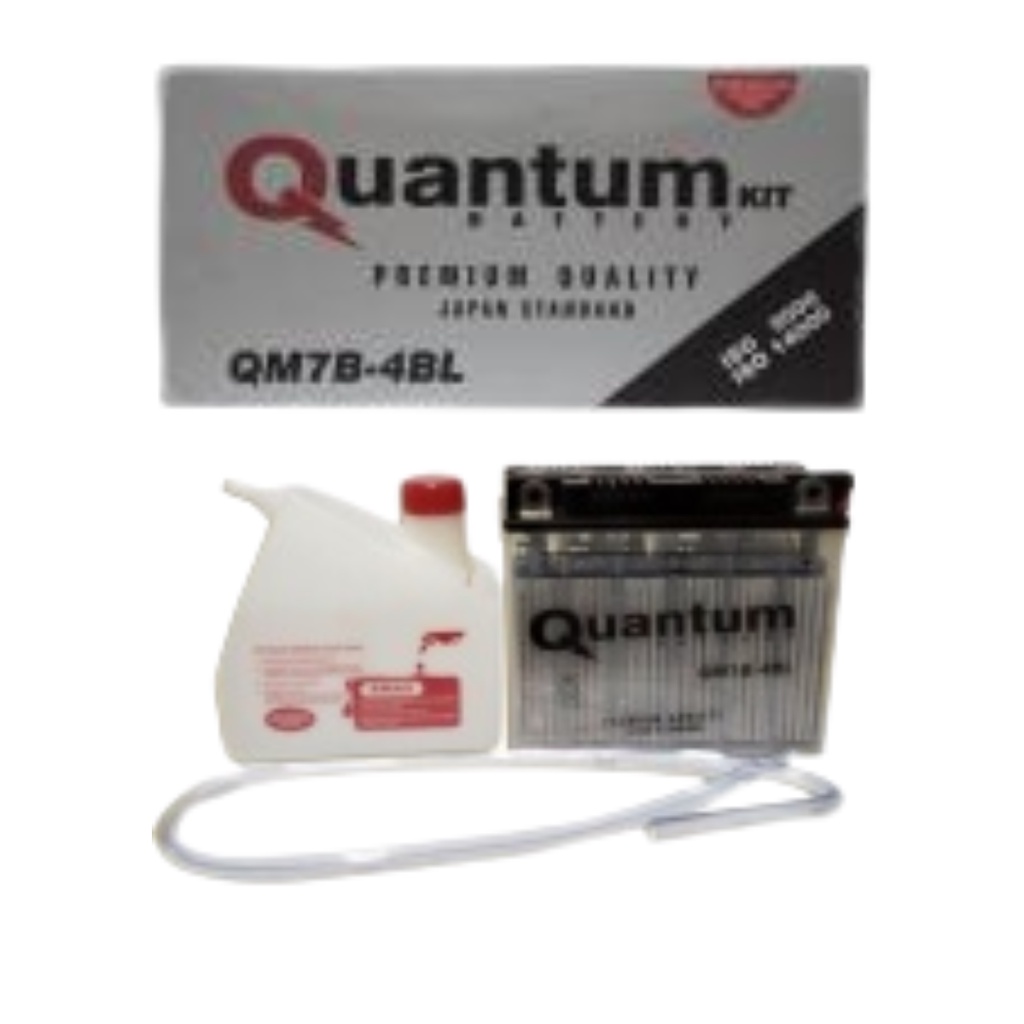 Quantum Motorcycle Battery QM7B-4B KIT | Shopee Philippines