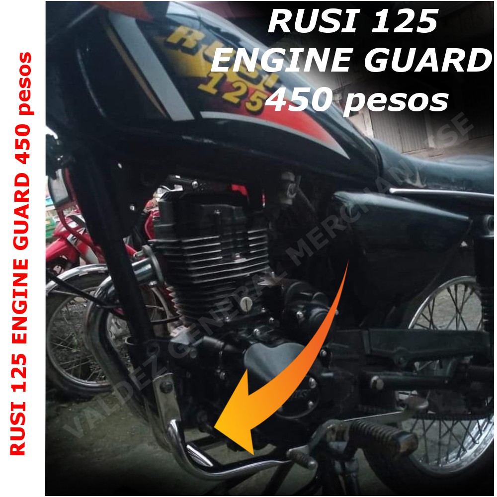RUSI 125 Engine Guard Support, ENGINE GUARD | Shopee Philippines