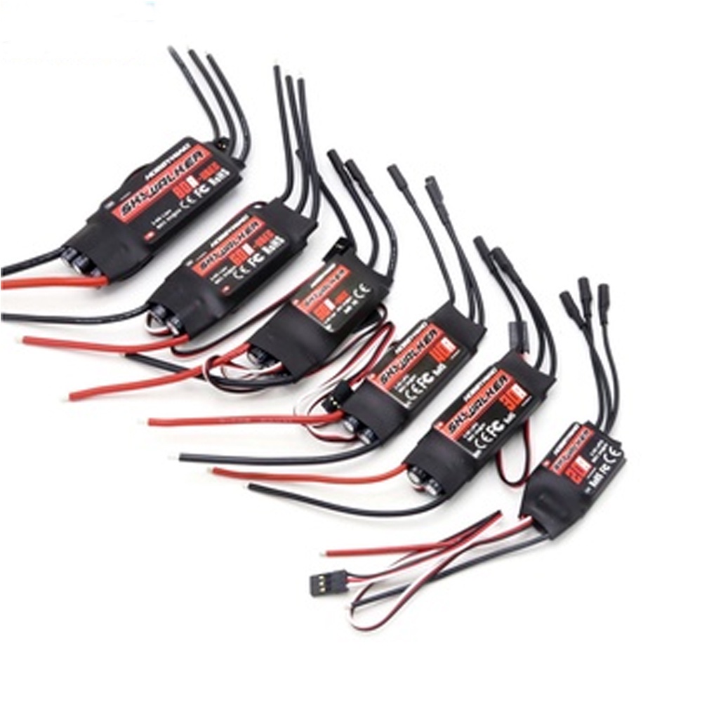 Hobbywing Skywalker 40A 50A 60A 80A 15A 20A 30A ESC Speed Controller With UBEC For RC Airplanes ...