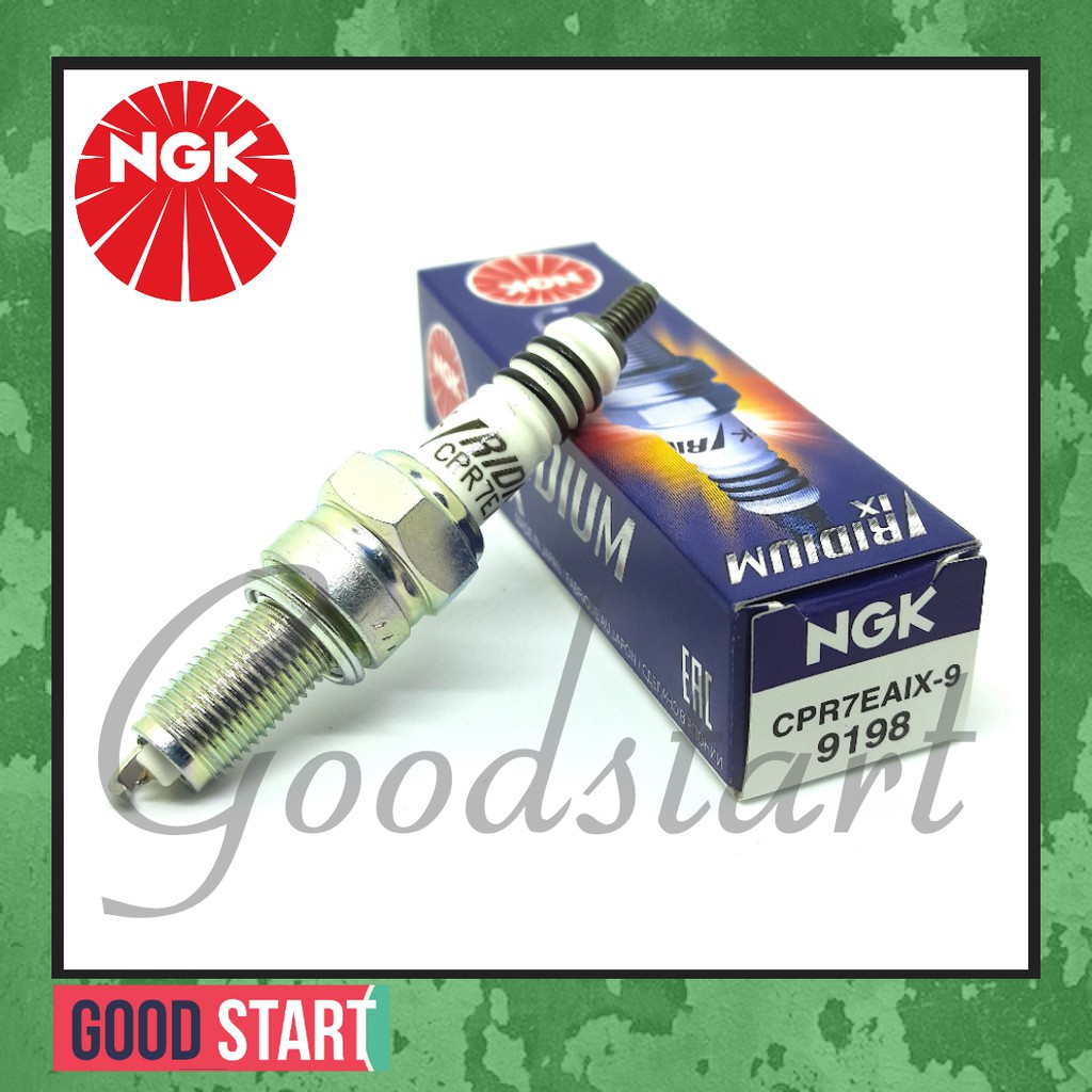 NGK Spark Plug IRIDIUM CPR7EAIX-9 Click 125, Wave 125 Fi Gixxer Fi 150, NEX 115, Raider J 115 Fi ...