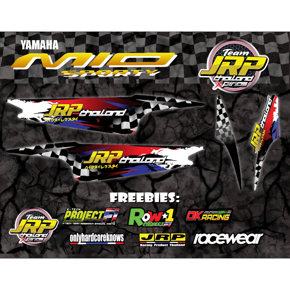 MIO SPORTY JRP Decals | Shopee Philippines
