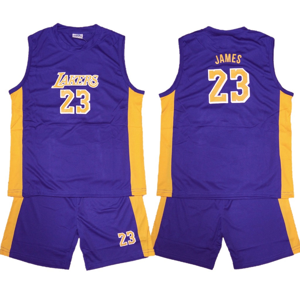 jersey for kids 23 sando+shorts set 3-17yrs old unisex boys girls terno ...